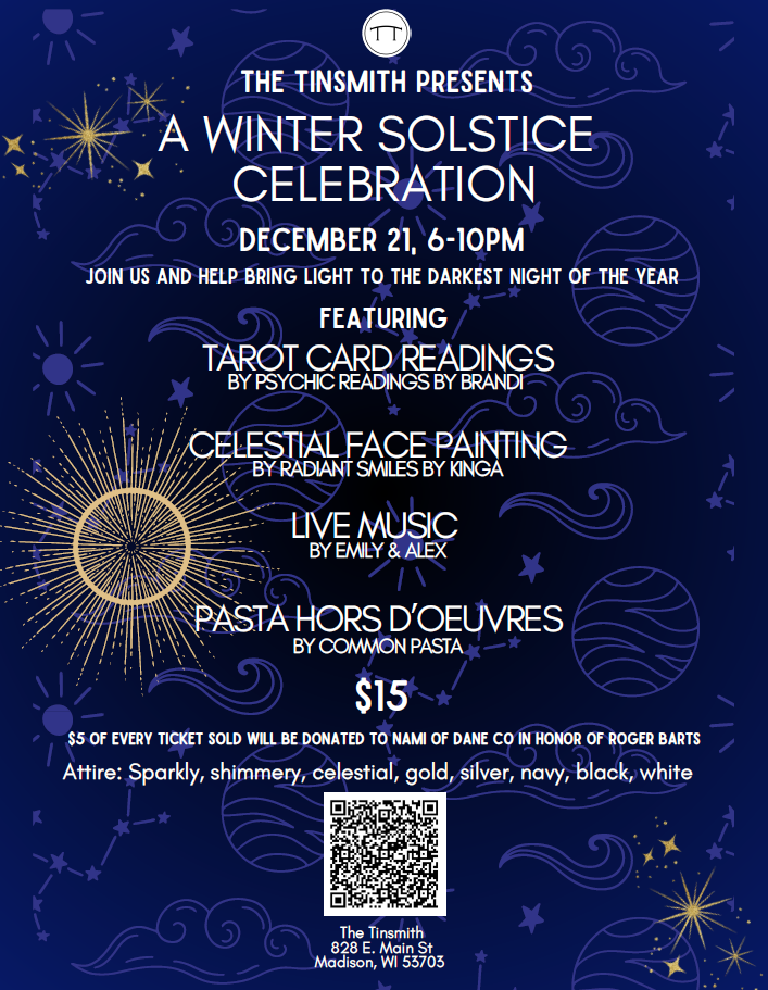 The Tinsmith Presents A Winter Solstice Celebration 2023 - Psychic ...
