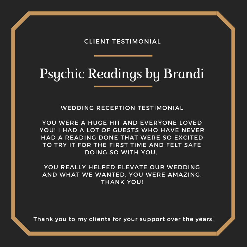 Fall Private Events 2023 - Psychic Readings by Brandi
